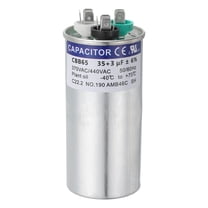 Uxcell CBB65 Capacitor, 15+5uF 370-440 VAC 50/60Hz Aluminium CBB65 Air ...