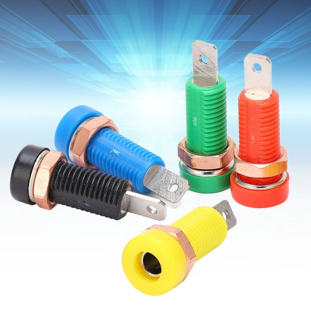 Banana Connector, Banana Plug Female Stable Reliable 30V-60V Insulation ...