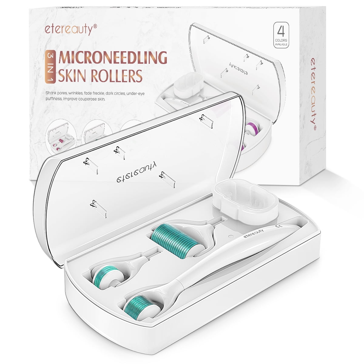 Etereauty 3 In 1 Massage Roller Needle Multipurpose Safe Healthy Facial ...