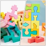Shape Matching Blocks Wooden Puzzle Early Learning Toys for Girl ...