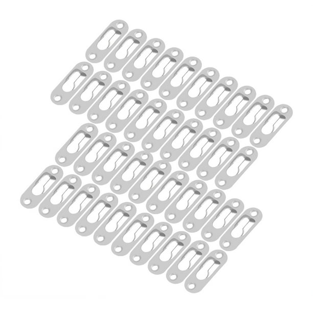 Cintre photo mental 40 pièces attaches de cintre en métal ton argenté ...