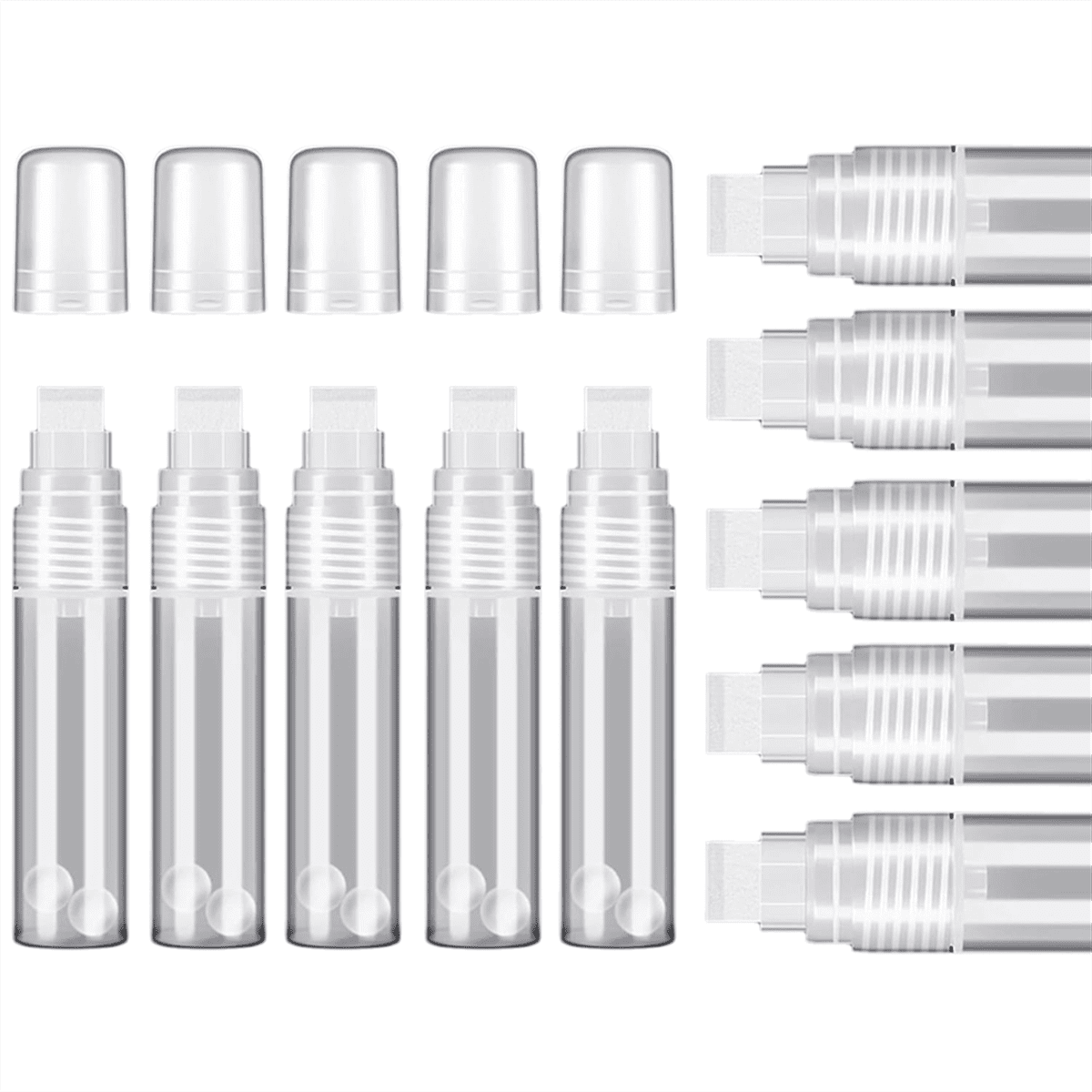 Click here for Unbranded 10 Pack Paint Pens 15 Mm White Empty Acr... prices