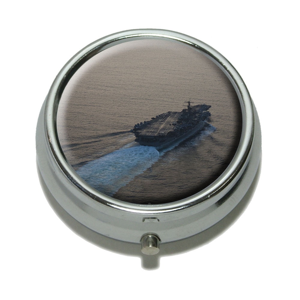 United States Navy Aircraft Carrier USS Enterprise Pill Box - Walmart.com