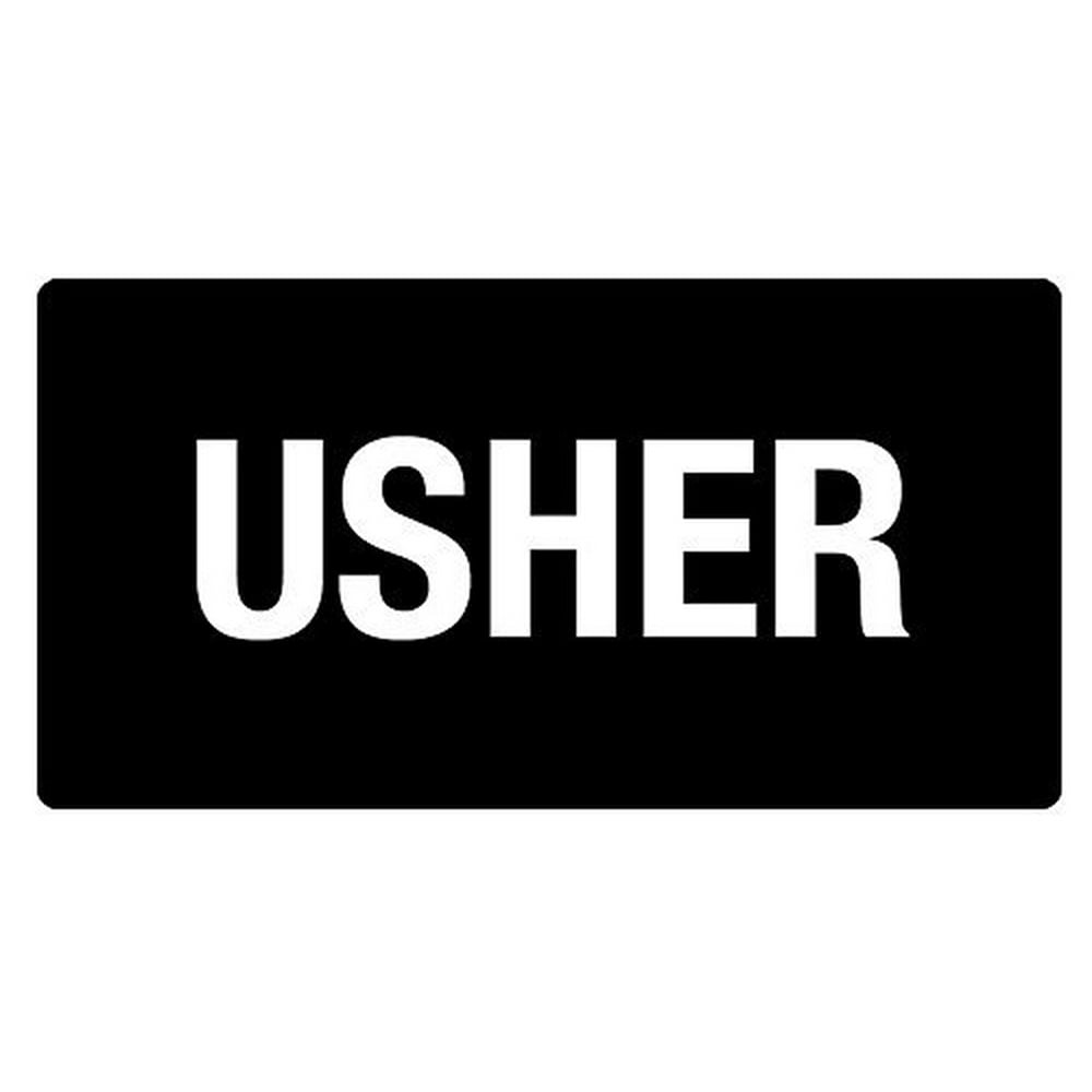 Church Usher Black Magnetic Name Badges - Walmart.com - Walmart.com