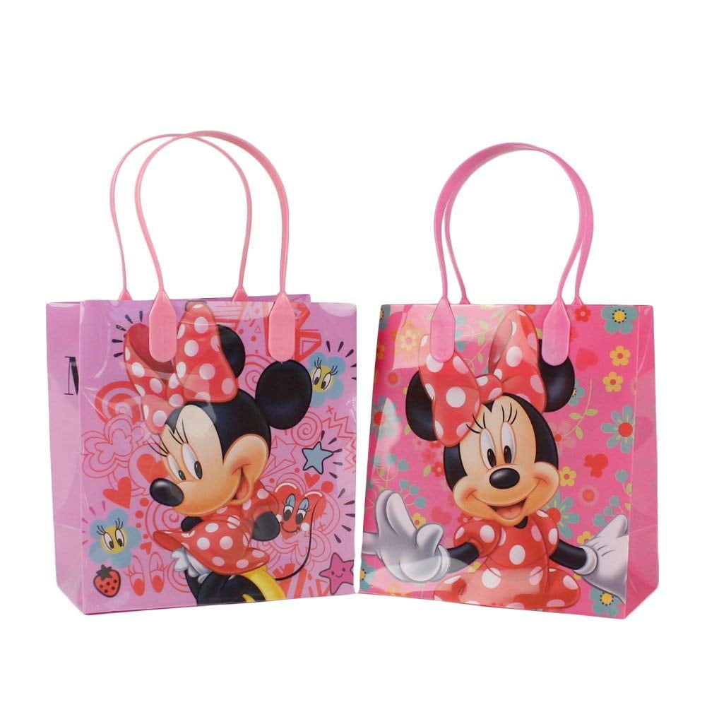 Disney Minnie Mouse 12 Pcs Party Goodie Gift Bags - 6" Small - Walmart.com