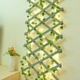 Solar Ivy String Lights Outdoor, Waterproof 16 FT 50 LED Ivy Fairy ...