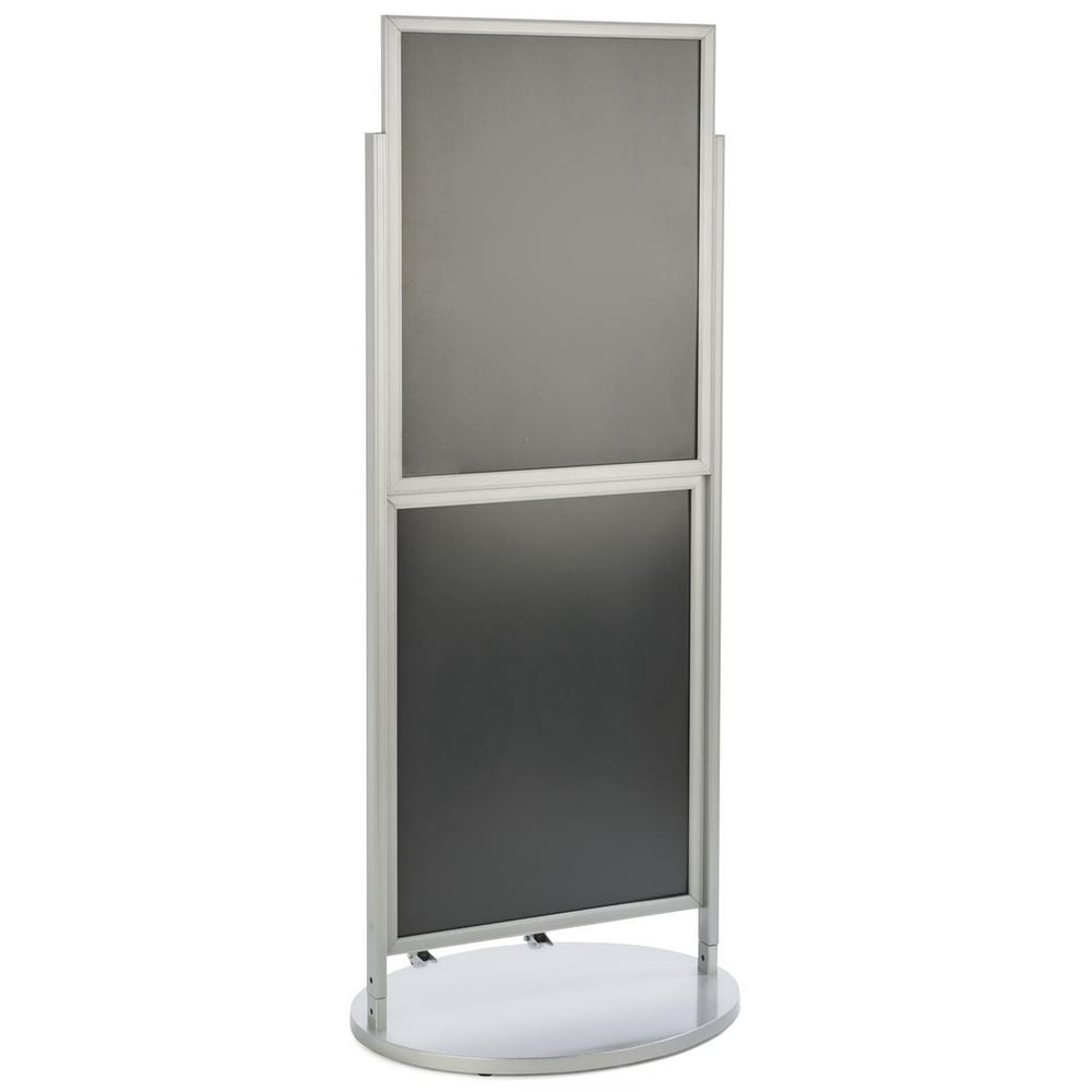 Displays2go Poster Stand for (4) 22" x 28" Promotional Signs, Double ...