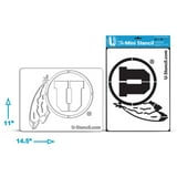 NCAA Utah Utes Collegiate 'U' Mini Stencil Kit - Walmart.com