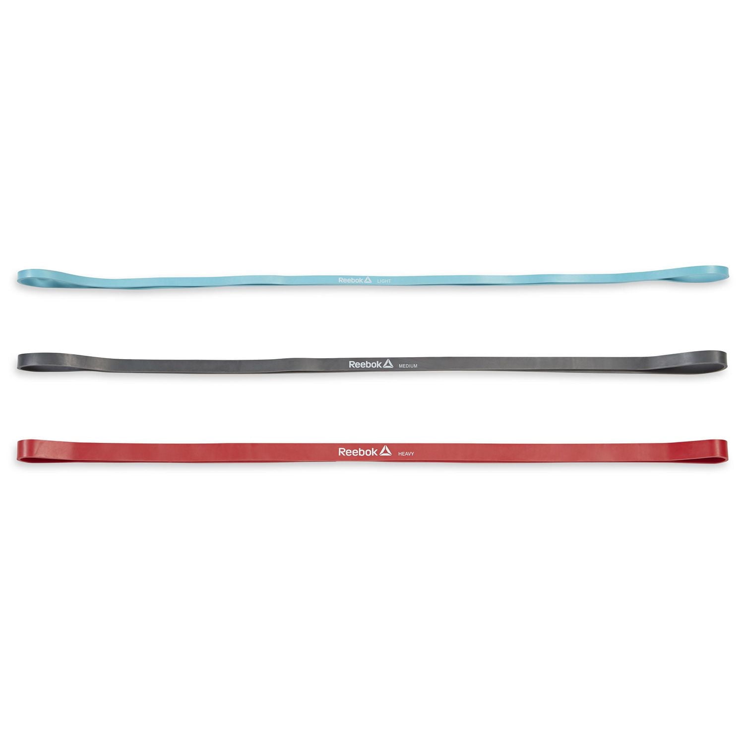 Reebok Delta Super Band Kit 3-Pack, Resistance Bands, Light Medium ...