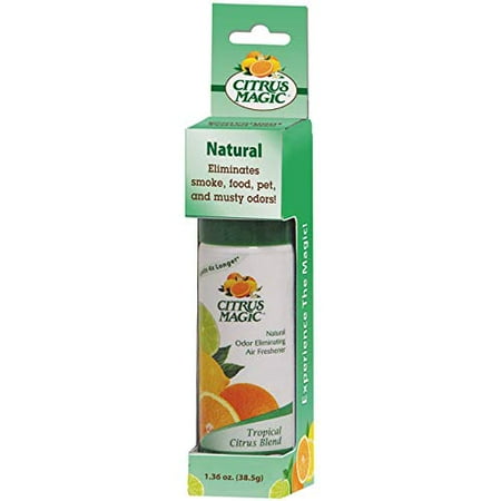 Citrus Magic Spray Air Freshener, Tropical Citrus Blend, 1.36 Ounce ...
