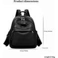 Sunyuer Soft PU Leather Small Backpack for Women – Lightweight ...