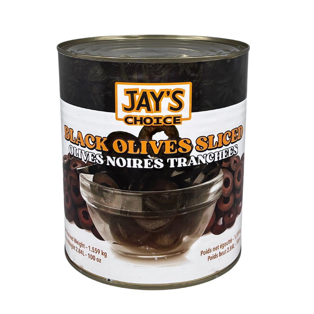 Click here for Jays Choice Sliced Black Olives - 1.56kg - 100 Oz... prices