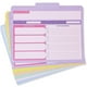 Set of 12 Project File Folders with Notes Section, 1/3 Cut Tab Office ...
