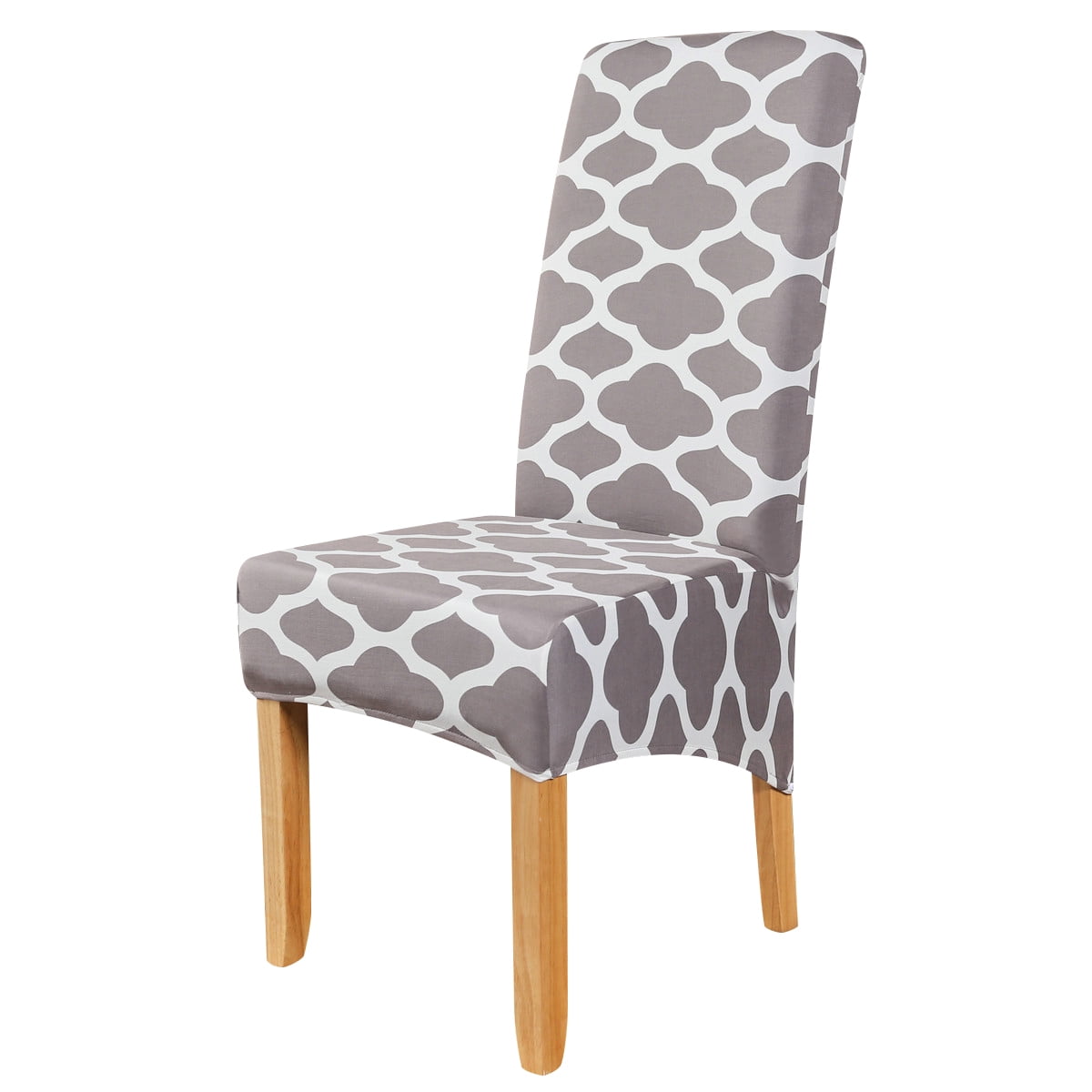 Hododo Stretch Morocco Printed Large Dining Chair Covers Washable Seat ...