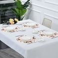 15.4 Inch Round Placemats Set of 4 Washable Heat Resistant Placemats ...