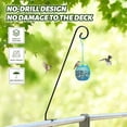 XYADX Heavy Duty Extensible Deck Hook - Adjustable for Hanging Bird ...