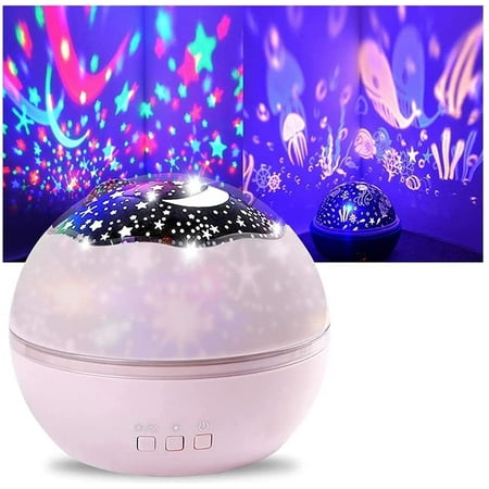Galaxy Projector Star Projector Starry Night Lamp Moon Star Sea Animals ...