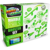 Marble Genius Glow Marble Run: 50 Marbles (26 Plastic, 12 Glass, 12 LED ...
