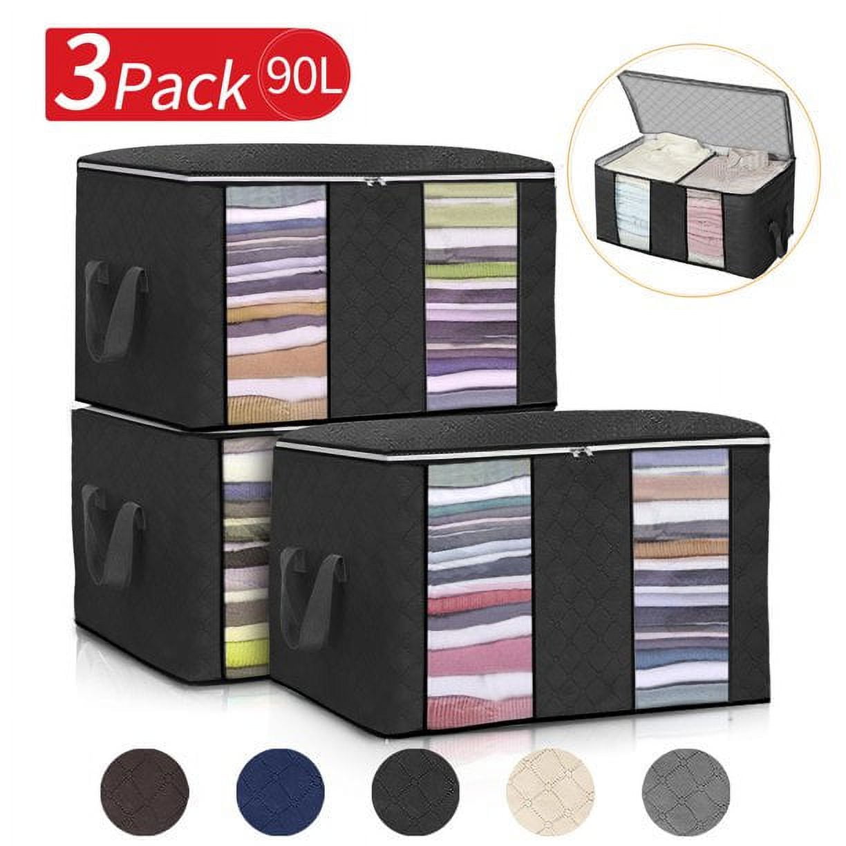 Click here for Bravecow 3 Pack Closet Organizers And Storage Bags... prices