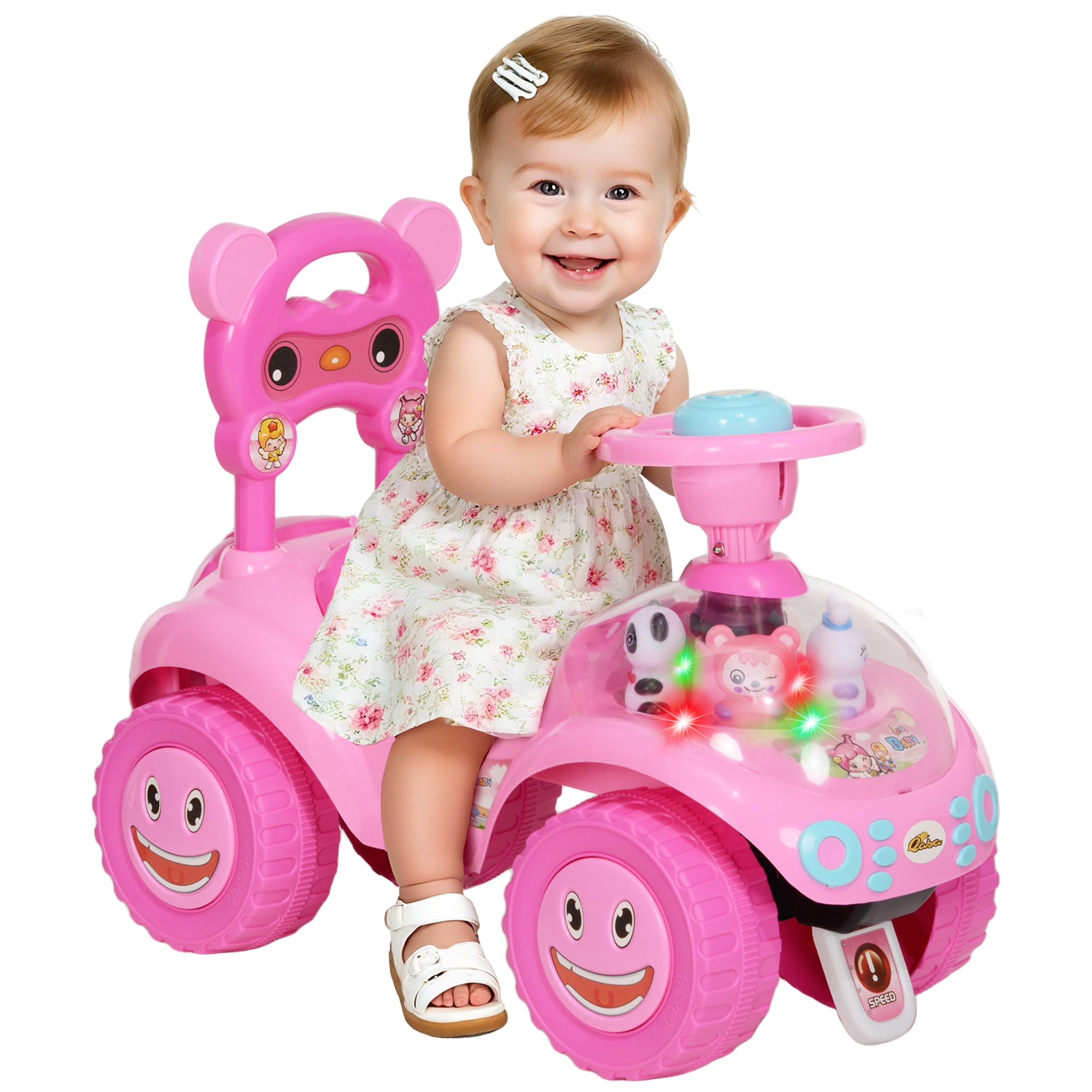Click here for Qaba Toddlers Push Car With Music  Lighting  Baby... prices