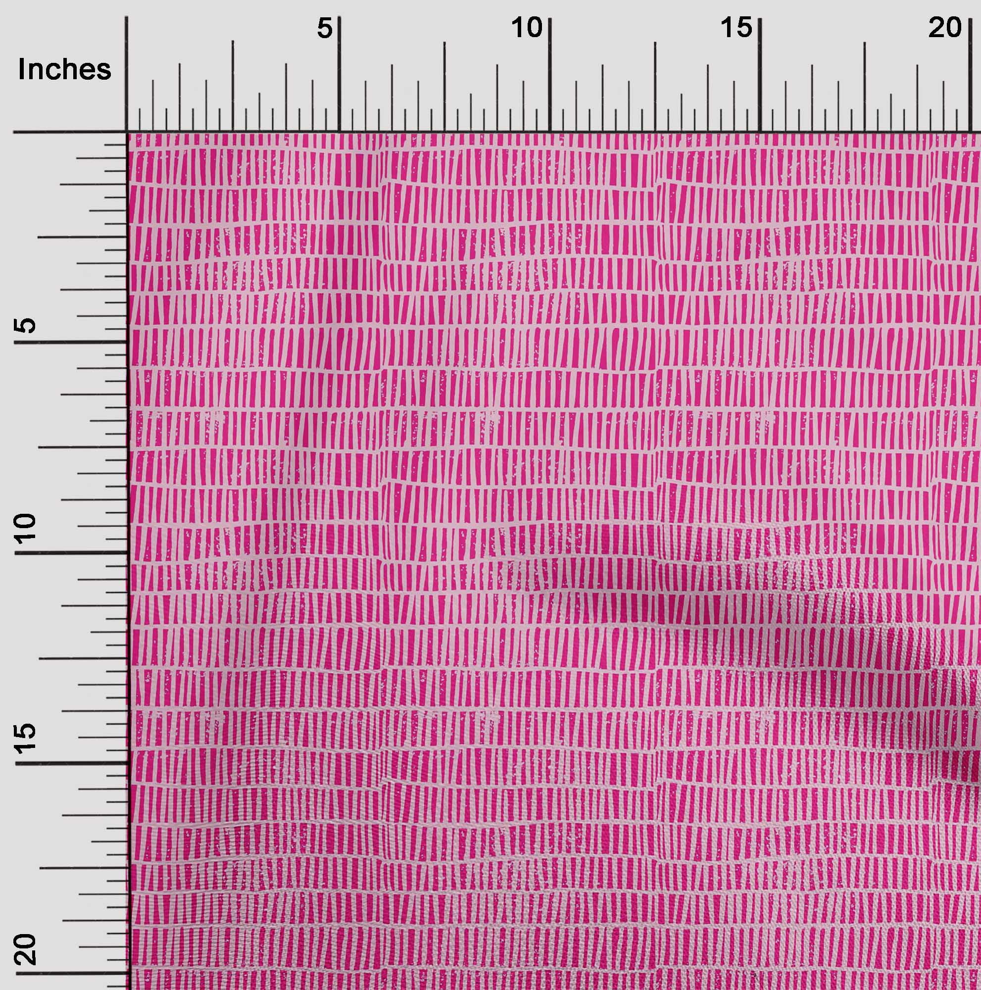 oneOone Viscose Chiffon Fabric Uneven Stripe Block Printed Fabric 1 ...