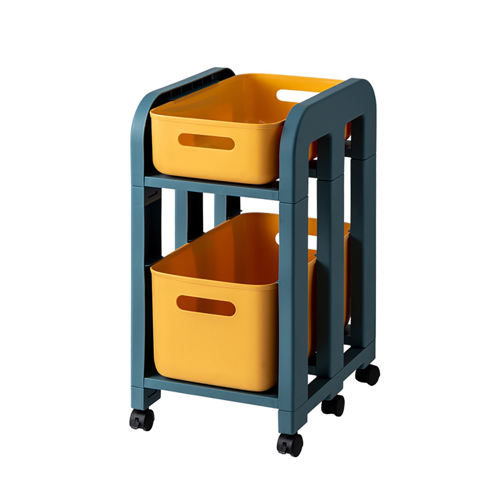 Hosima Multi Layer Trolley Storage Rack Can Be Folded and Moved, Family ...
