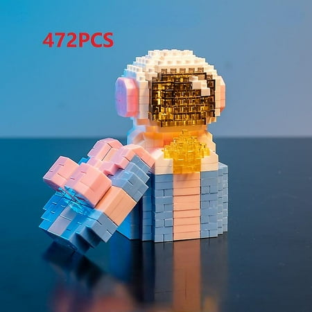 Light Astronaut Building Blocks Creative Micro Space Moon Satellite ...