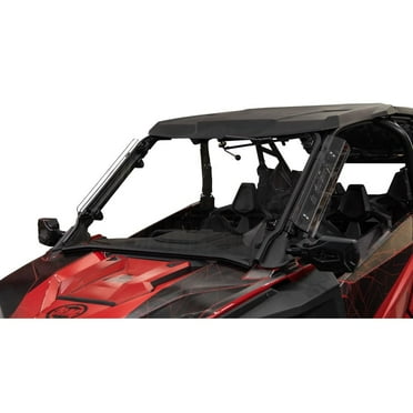 Tusk UTV Folding Glass Windshield with Windshield Wiper For Polaris RZR ...