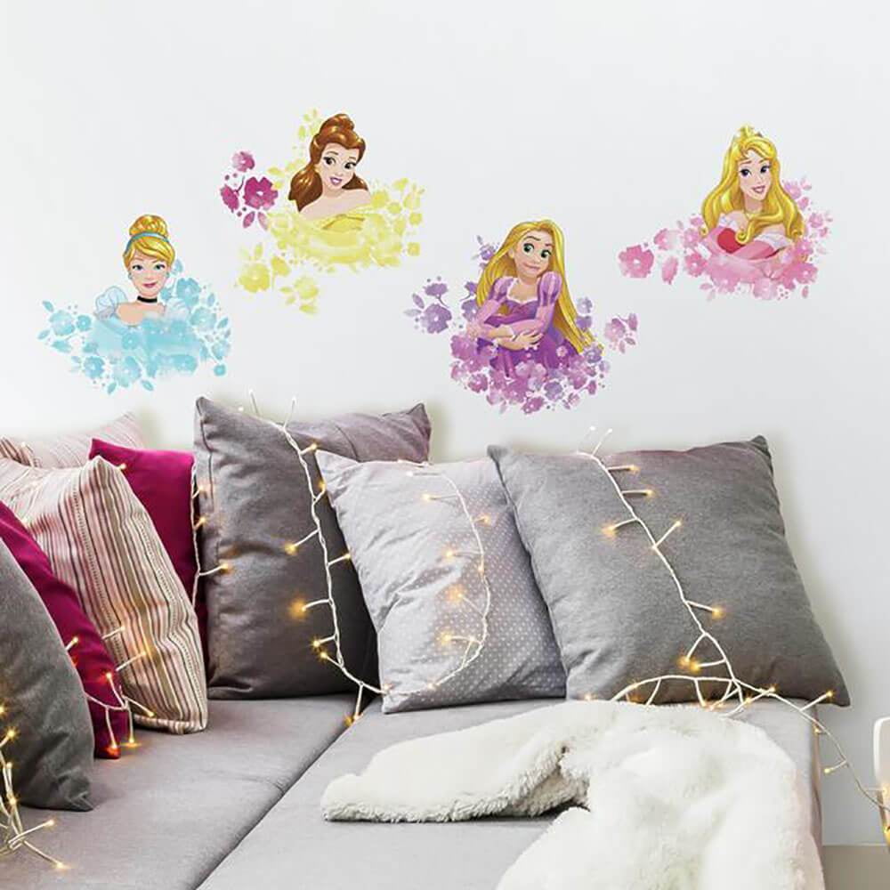 Disney "Princess" Floral Wall Decals - Walmart.com