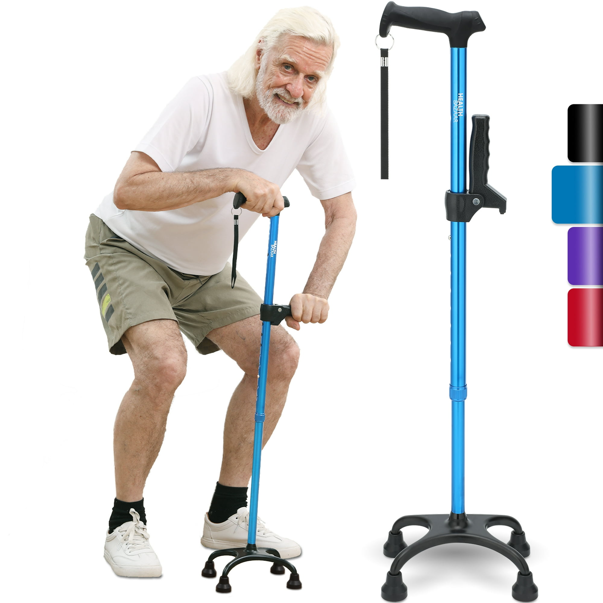 Click here for Rehand Quad Cane  Walking Cane For Men & Women Wit... prices