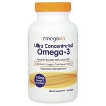 Omegavia Pharma-Grade Fish Oil Supplement, Ultra Concentrated EPA Omega ...