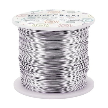 HRX 3mm DIY Moldable Aluminum Wire, 50ft for Sculpting, Jewelry Making, Armature, Wire Weaving ...