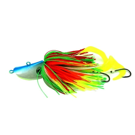 Premium Sea Fishing Head Baits Hard Triple Hooks Tackes 80g | Walmart ...