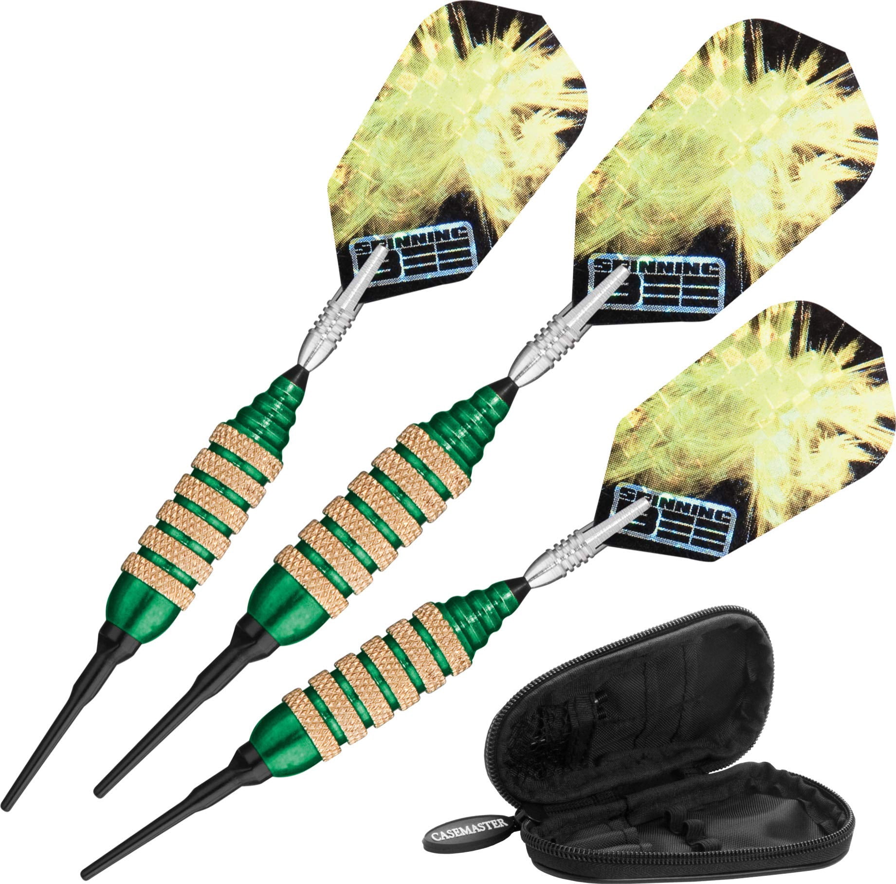 Soft Tip Darts Viper Spinning Bee con funda Casemaster, 16 g | Walmart ...