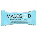 MadeGood Crispy Vanilla Squares, 6 Bars, 0.78 oz Each - Walmart.com