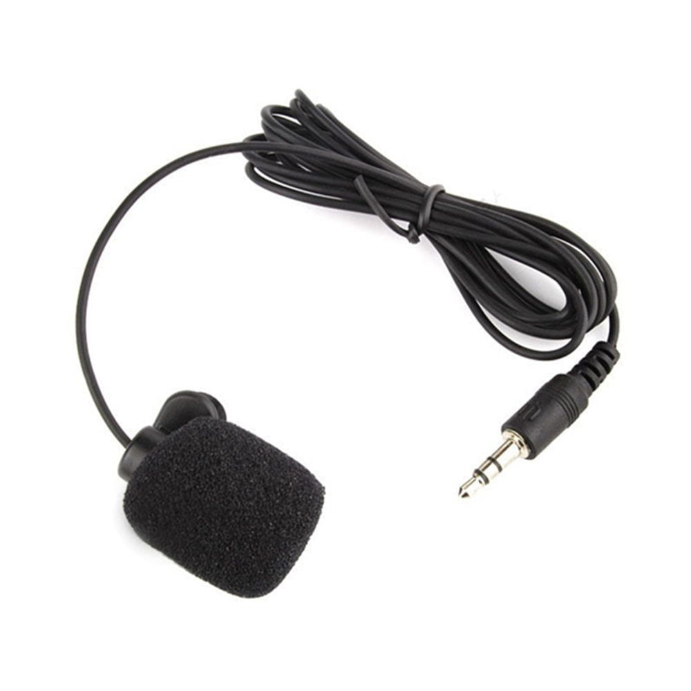 Mini 3.5mm Smartphones Wired Microphones Lavalier Mic Clip On Lapel ...
