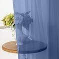 CREATITOY 1 Pc 51.2x39.4In Sheer Curtain - Semi-Transparent Window ...