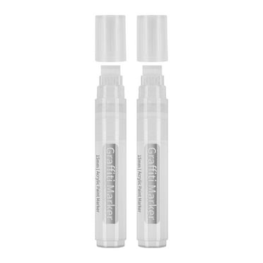 Arrtx Acrylic Paint Markers, 15mm Jumbo Felt Tip, 10 Vibrant Colors ...