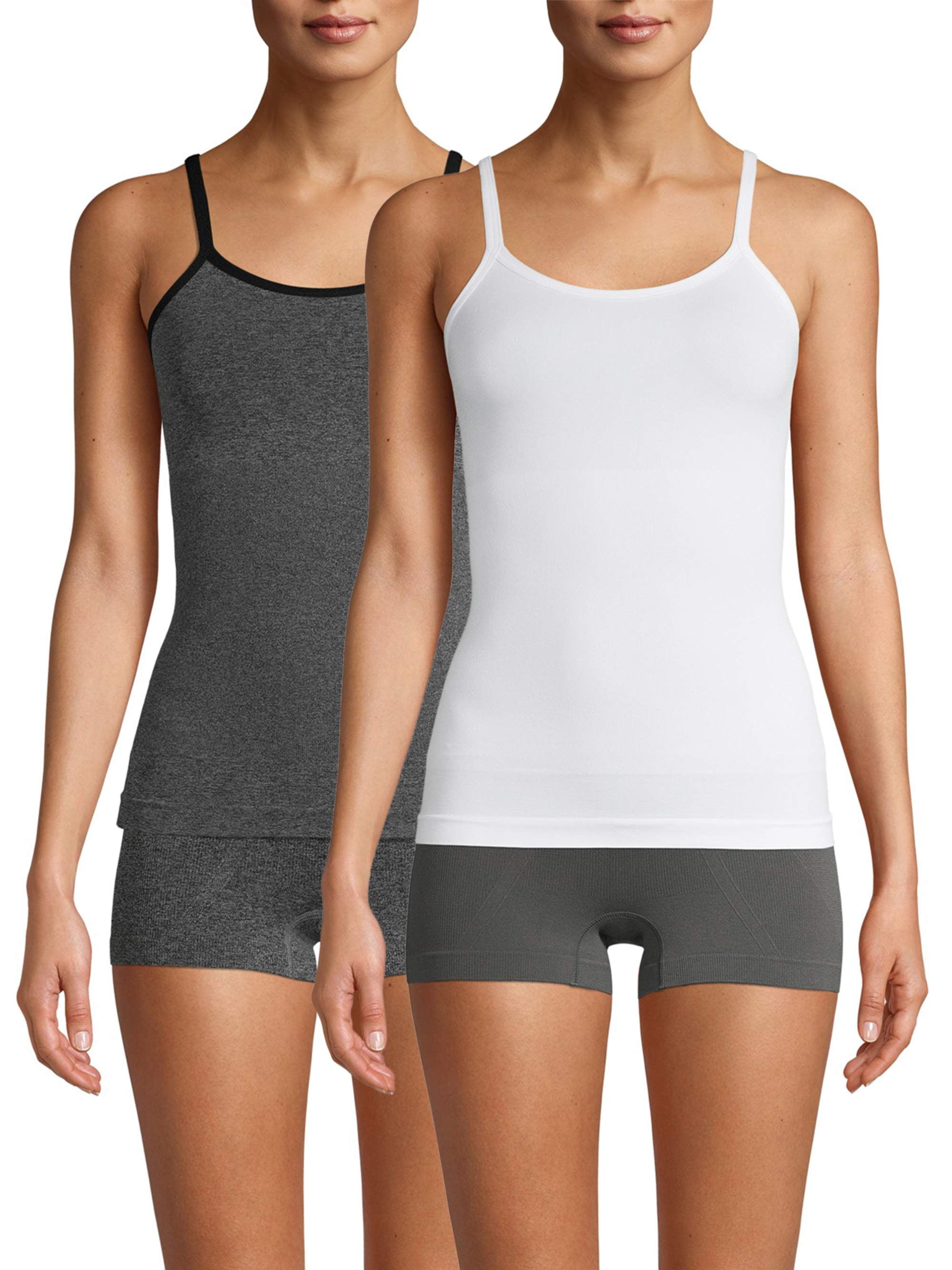 Real Comfort Women's and Women's Plus Linda Seamless Shaping Camisole ...