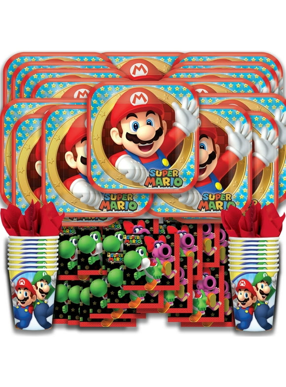 Super Mario Party Supplies in Party & Occasions - Walmart.com