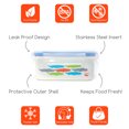 Innobaby Keepin' Fresh Stainless Bento Snack or Lunch Box with Lid for ... Innobaby Keepin' Fresh Stainless Bento Snack or Lunch Box with Lid for ...
