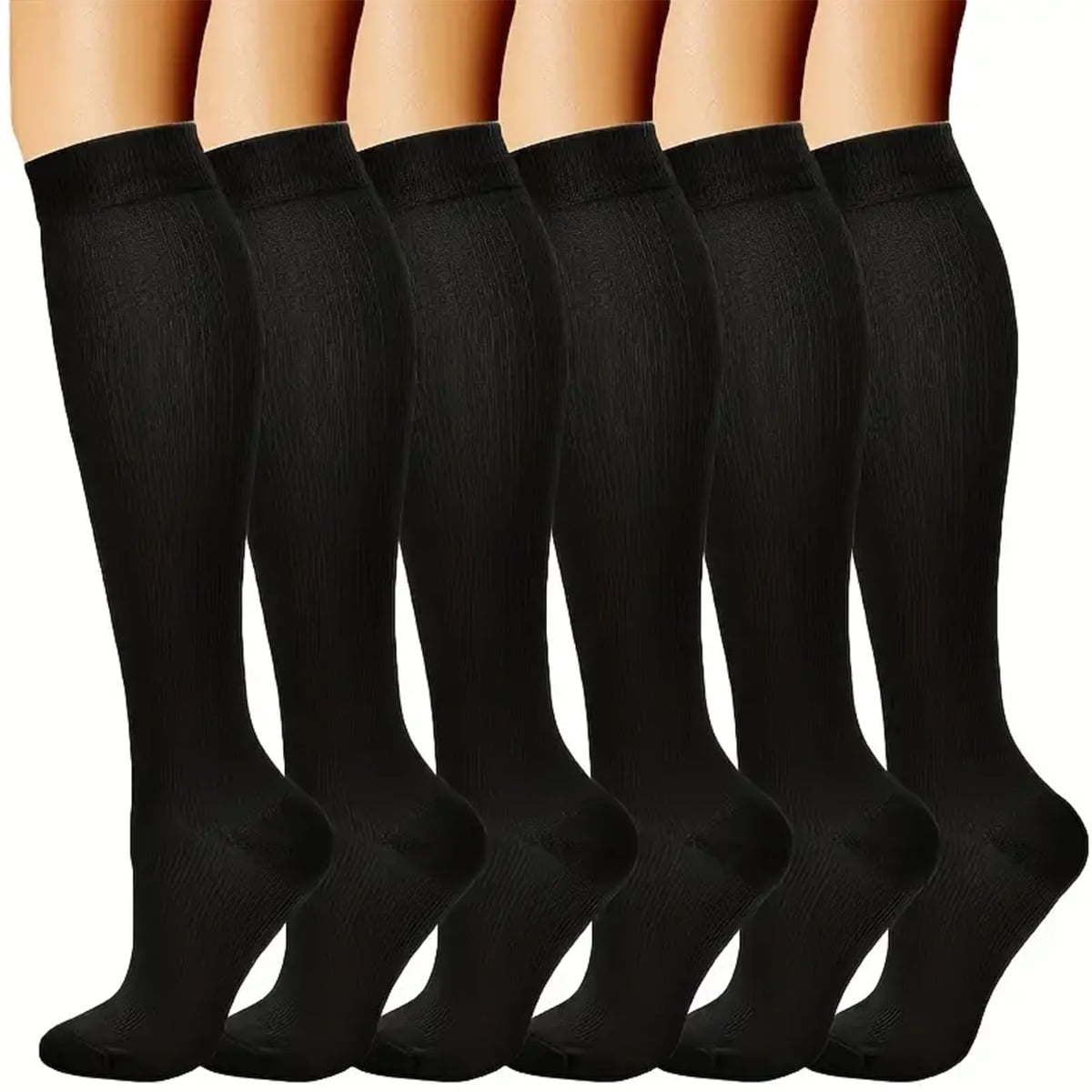 Click here for Wdaidj 6 Pairs Solid Color Compression Socks Nurse... prices