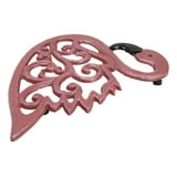 Tropical Paradise Pink Flamingo Bird Scrollwork Cast Iron Wall Or Table ...