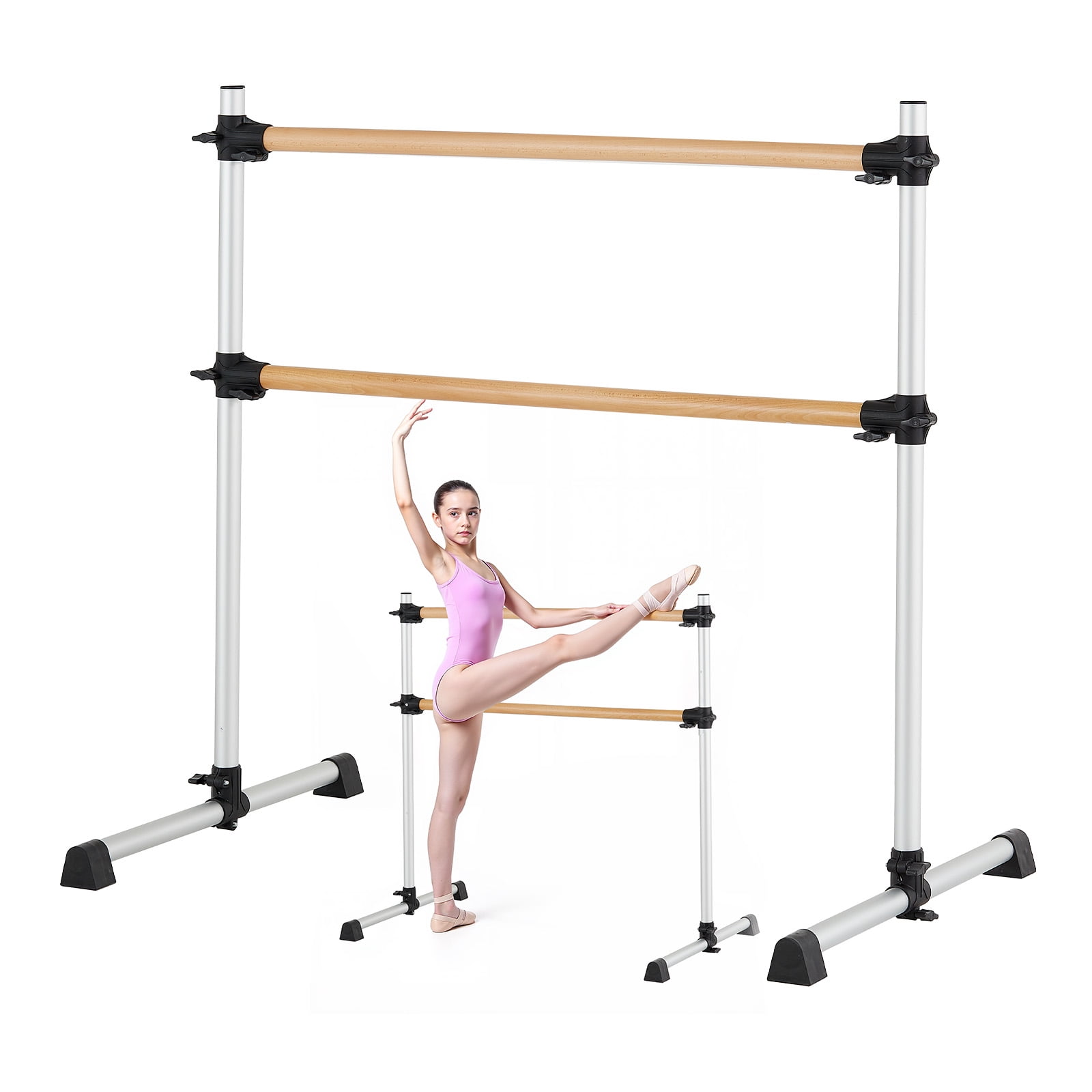 Click here for Vevor Ballet Barre  4 Ft Double Beechwood Barre Ba... prices