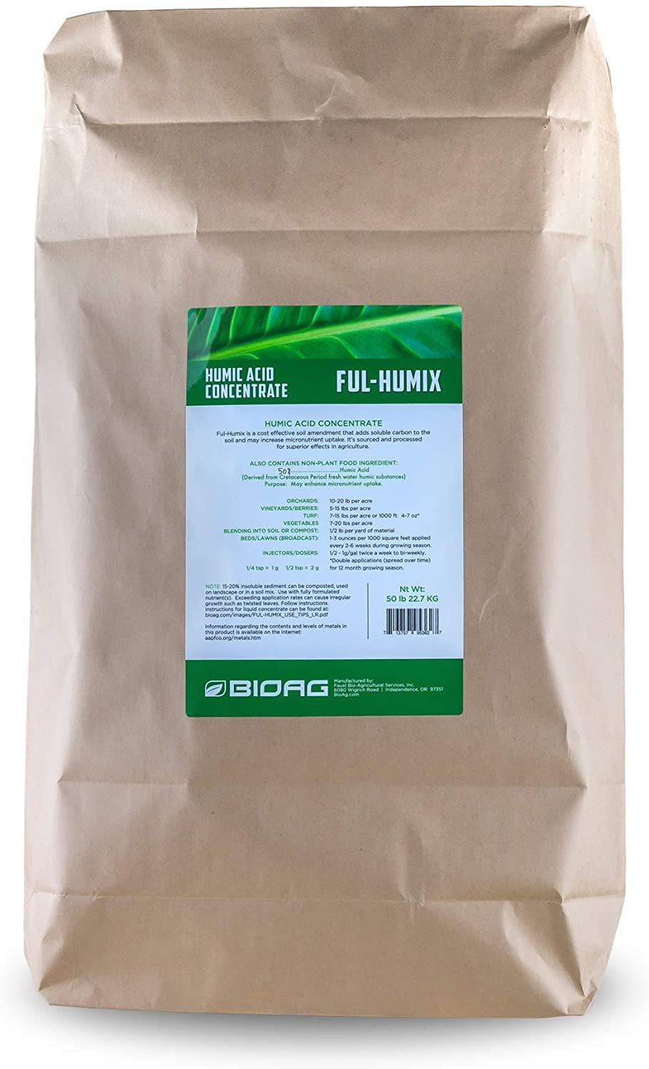 BioAg Ful-Humix Organic Humic Acid Soil Conditioner Dry Soluble ...