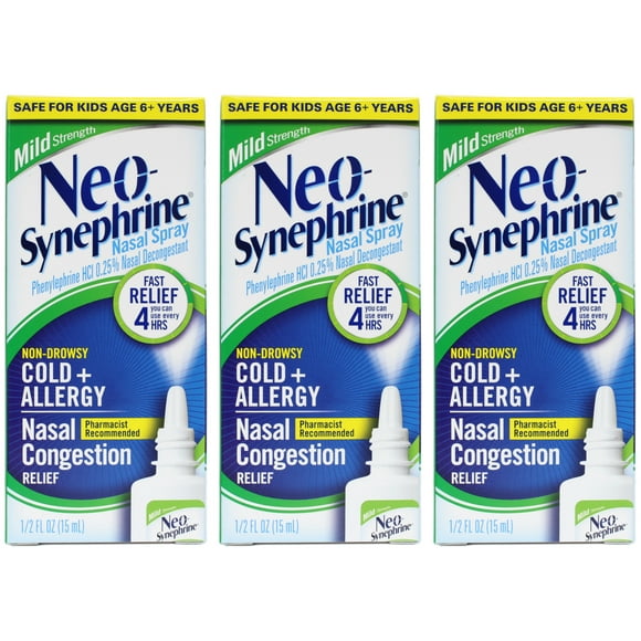Neo-synephrine Nasal Sprays