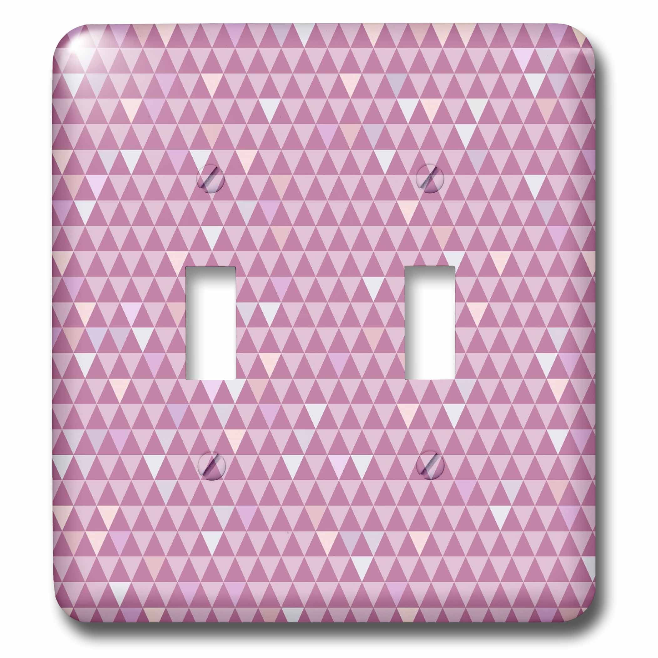 Pink and White Triangles double toggle switch lsp-192806-2 - Walmart.com