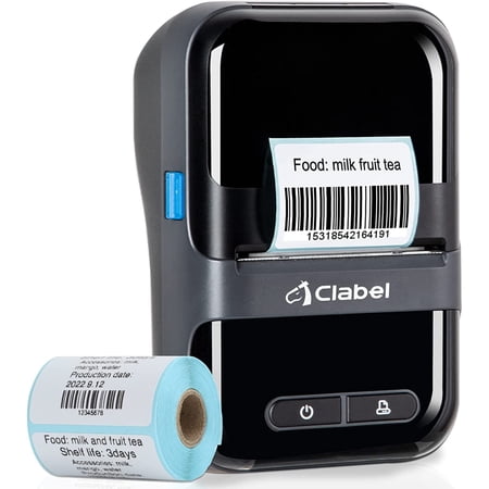 Label Maker Hantdan 220B, Portable Barcode Printer, Mini Wireless ...