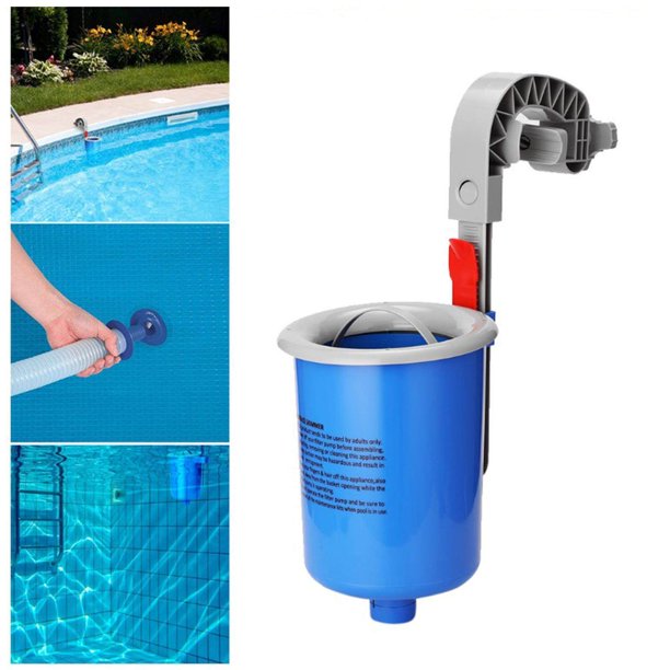 VONKY Swimming Pool Skimmer Surface Floater with Filter Pump for ...