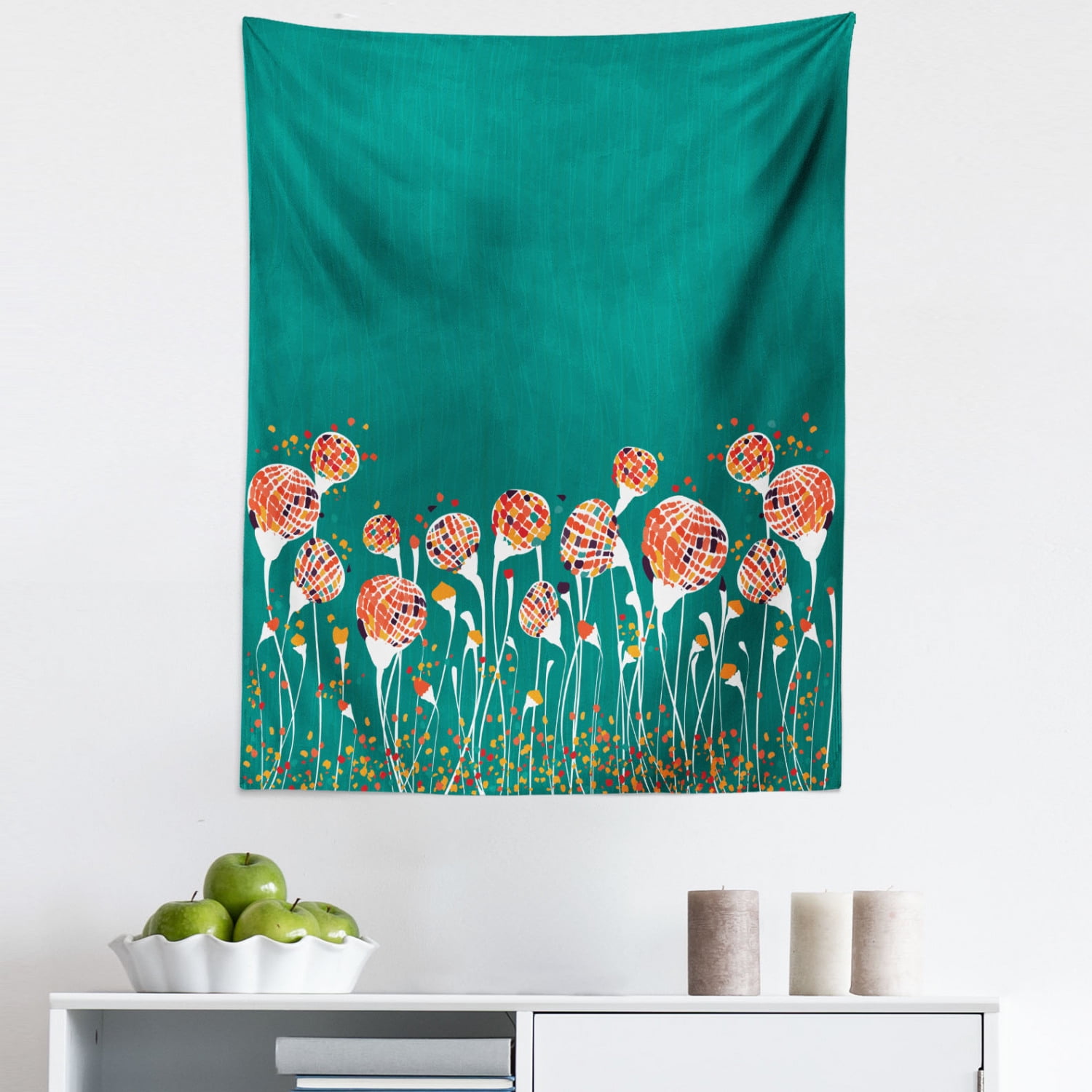 Colorful Tapestry, Ornate Bud and Petals Bizarre Colorful Various ...